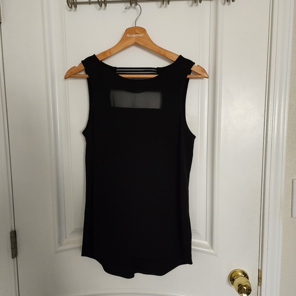 Express | Tops | Express Mesh Panel Cut Out Tank Top | Poshmark
